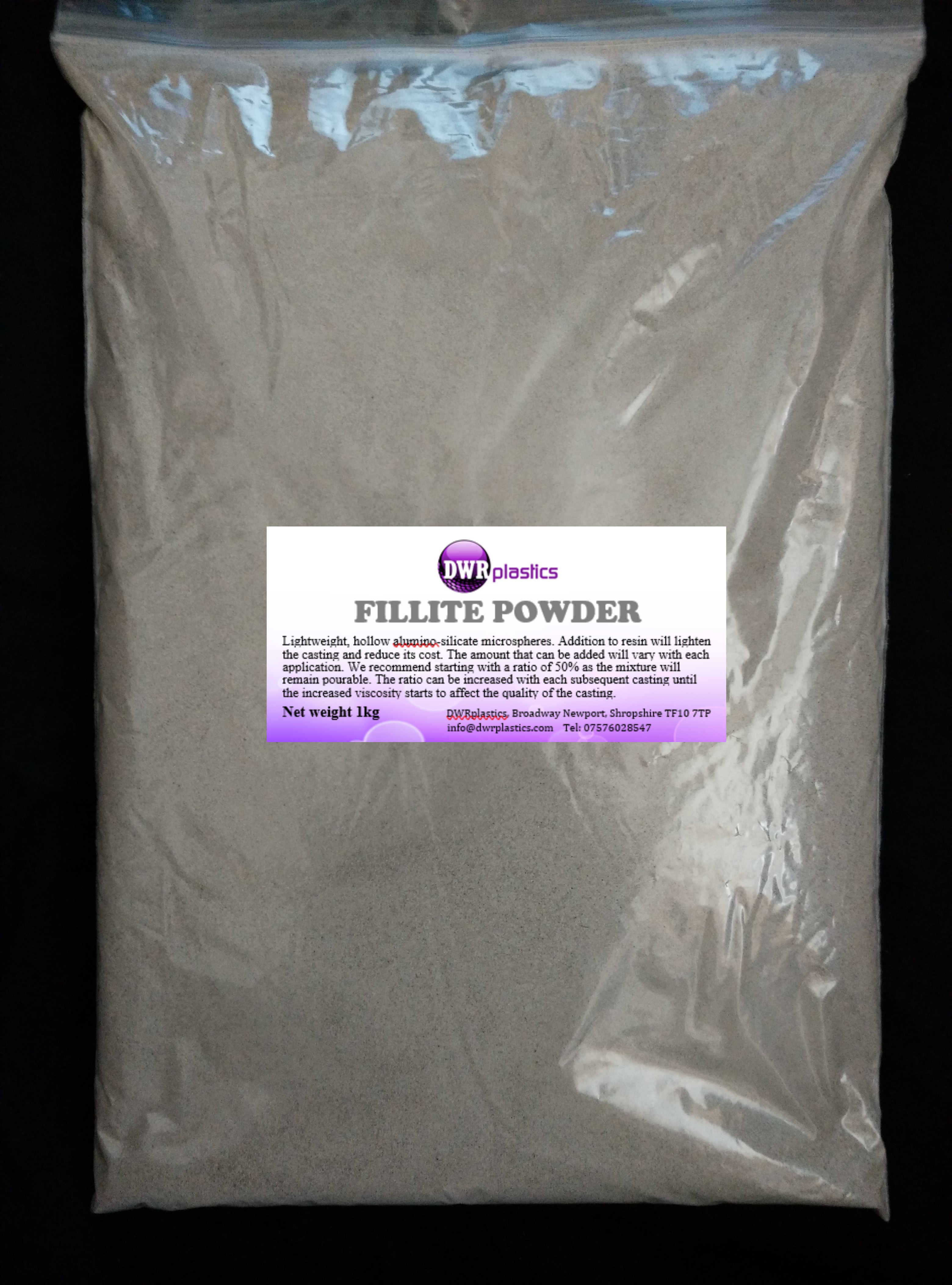 Fillite Resin Filler Powder - DWR plastics