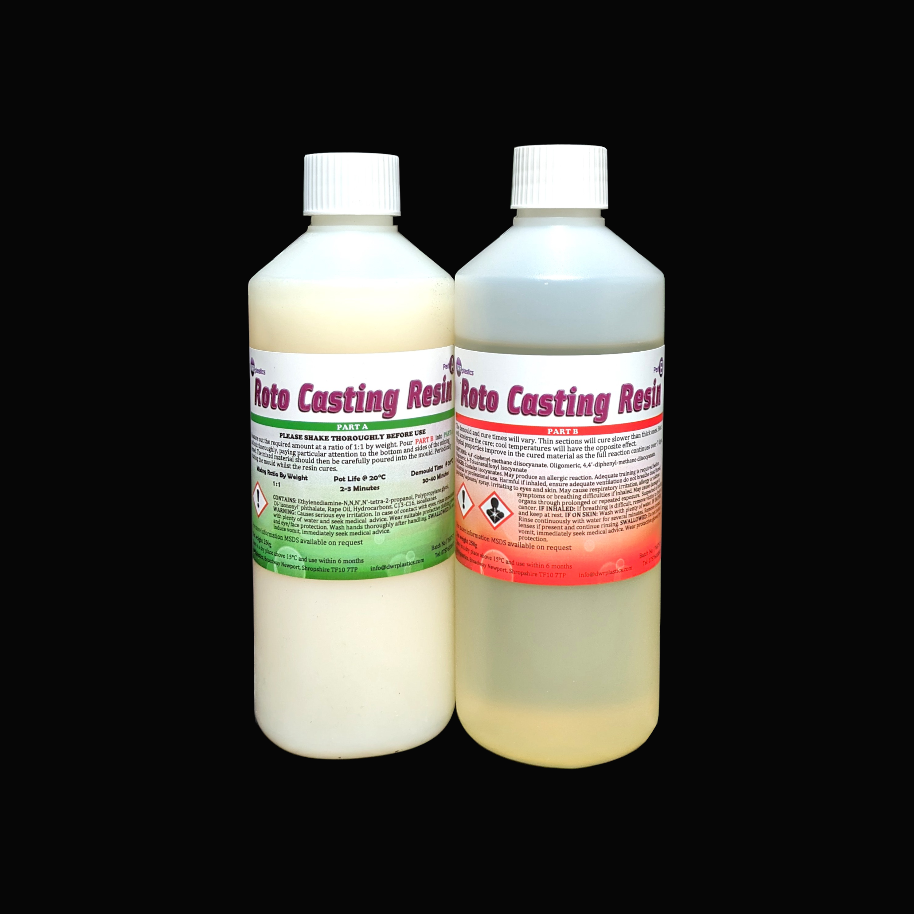 Roto Casting Resin 1kg Kit - DWR plastics