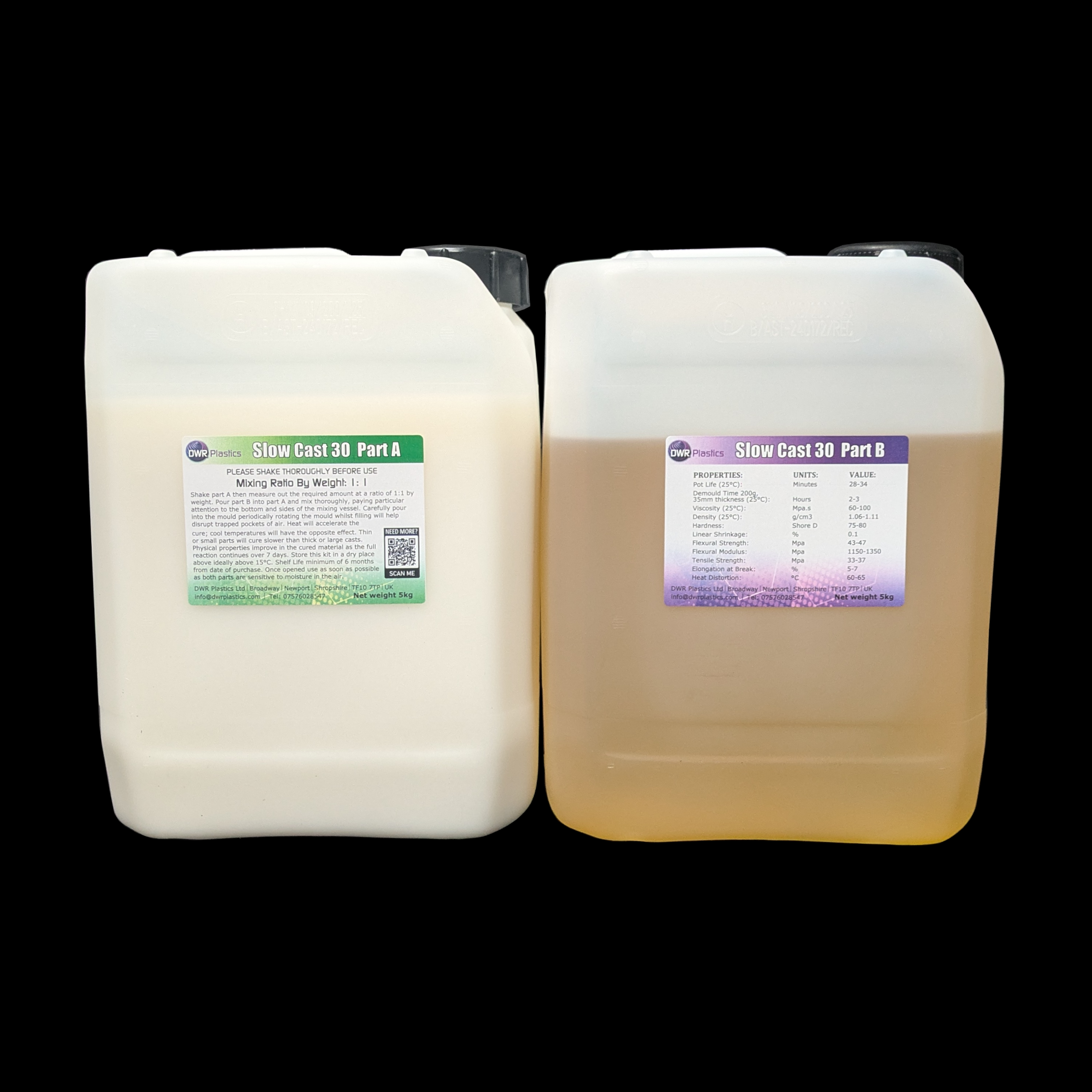 Slow Cast 30 Resin 10kg kit - DWR plastics
